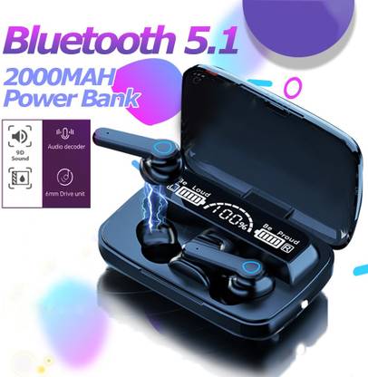 GLARIXA M19 Earbuds TWS Earphone Touch Control Wireless Bluetooth 5.1 Headphone With Led ...