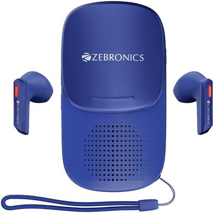 ZEBRONICS ZEB Sound Bomb X1 3-in-1 Wireless Earbuds, Speaker Combo ...