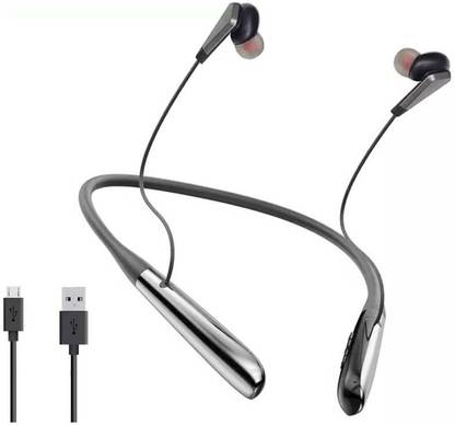 Yoto Silicon Finished Bluetooth Neckband 30Hrs Playtime for long hours ...