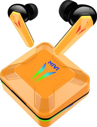 Mivi Commando X9 Earbuds, Dual RGB Lights, 35ms Low Latency Gaming, ENC ...
