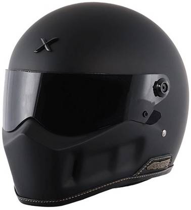CR Decals Designs AXOR Retro Dominator Dull Black Helmet Motorbike ...