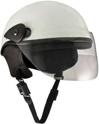IdealOrb High Quality White Half Face Helmet For Men And Women, Unisex ...