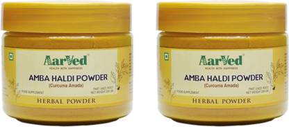 AarVed Amba Haldi Powder (Mango Ginger) Pure Organic Ambe Halad (Pack ...