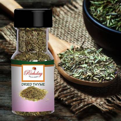 Richday Dried Thyme Leaves Herb Seasoning Sprinkler Powder Price in ...