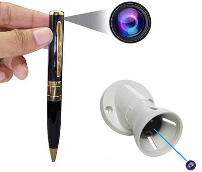Bs Spy Wireless Hidden Recorder Pen & Bulb Holder Spy surveillance ...