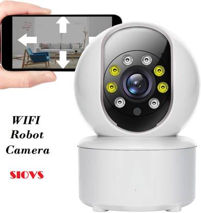 SIOVS 1080P Wifi Cctv Robot Full Night Vision Wireless V380 Security ...