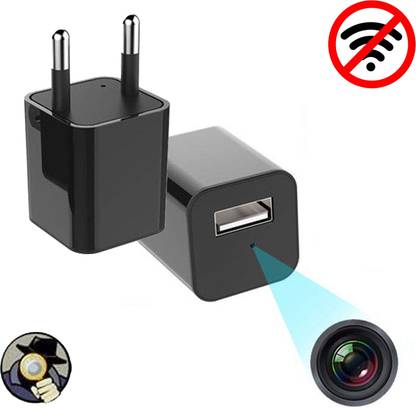 TFG Spy Hidden Camera Motion Activated AC Power Adapter USB Wall ...