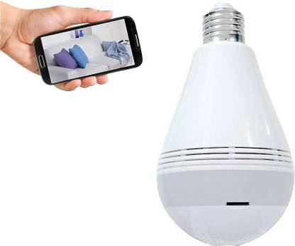 SROPX Wireless Hidden Light Bulb Camera 360 Degree Panoramic Led Spy ...