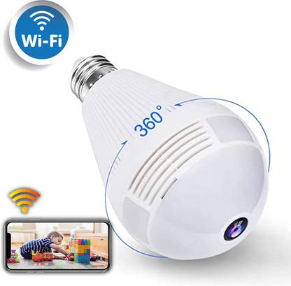 Point Zero Hidden Light Bulb Camera Panoramic Led Spy Camera 1080p ...