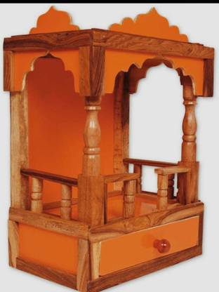 Youndme Wooden Temple Engineered Wood, Solid Wood Home Temple Price in ...