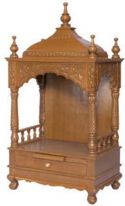 Kingmart Solid Wood Temple for home| Mandir| Wooden Pooja Ghar for Home ...