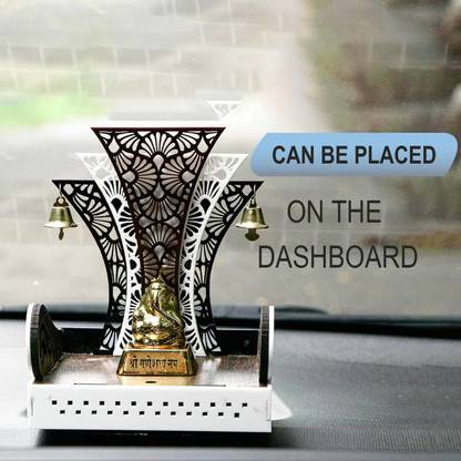Rhydon Car Temple for Dashboard | Stylish Little Mandir | Decorative ...