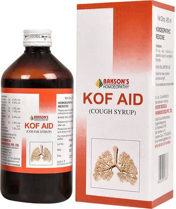 Bakson's Homoeopathy Kof Aid Syrup Price in India - Buy Bakson's ...