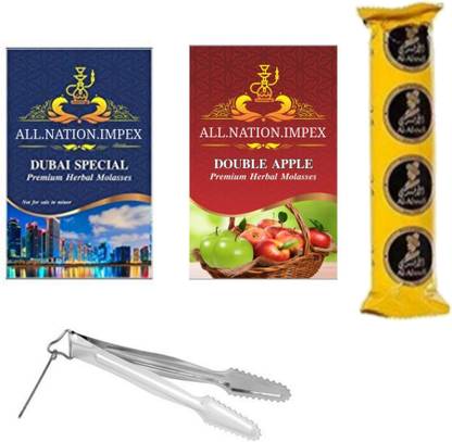 ALL.NATION.IMPEX Magic coal Dubai special double apple Hookah Flavor ...