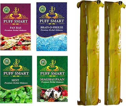 Puff Smart Polo Magic Coal With Premium Herbal Flavors Pan Ras, Brain-O ...
