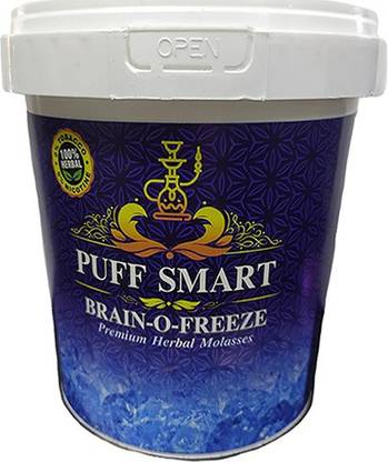 Puff Smart Premium Herbal Flavors 1 kg Bucket Brain-O-Freeze Hookah ...