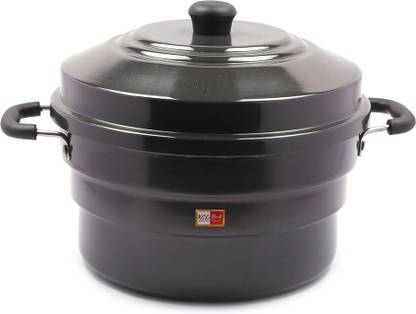 KCL Hard Anodized Aluminum Idli Maker/Non-Whistling Idli Cooker - 23 ...