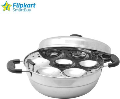 Flipkart SmartBuy Stainless Steel Multi Kadai Steamer All-in-One 5 ...
