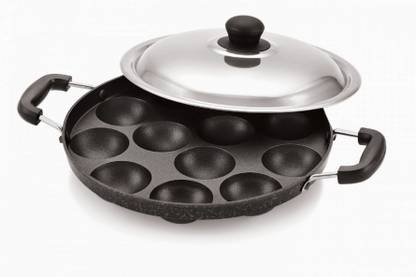 Masox Store Non-Stick 12 Cavity Appam Pongal Gotta Idli Litti Paniyaram ...