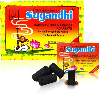 Uniqon Box Pack of 4 (20 Stick Per Box) Sugandhi Sambrani/dhuna Dhoop ...