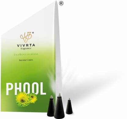 Vivrta Phool Fragrance Cone / Dhoop sticks Per box 35 pieces Phool ...