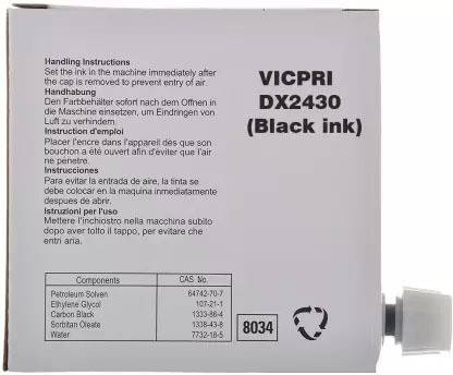 VICPRI DX 2430 Black Ink for RICOH Copy Printer(500 ml) Black Ink ...