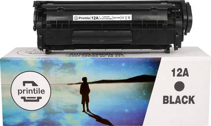 Printile 12A Toner Cartridge true compatible with HP Printers Black Ink ...