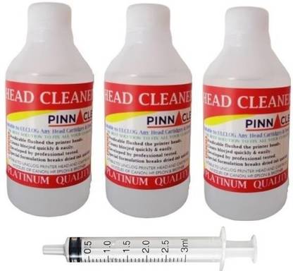 PINNACLE 3 Head Cleaning Solution for Printer Head/Cartridges / Nozzles ...