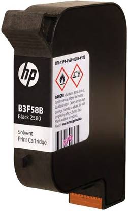 AMB HP 2580 (B3F58B) SOLVENT Black Ink Cartridge - AMB : Flipkart.com