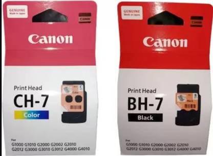 Ghumakkar Canon bh7 ch7 Black + Tri Color Combo Pack Ink Cartridge ...