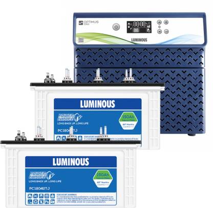 LUMINOUS OPTIMUS 2300 Pure Sine Wave Inverter with PC18042TJ Jumbo ...