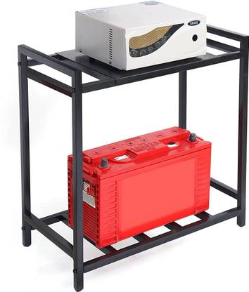 Iron Lands 2-Tier UPS Stand for Home and Office – Metal Inverter and ...