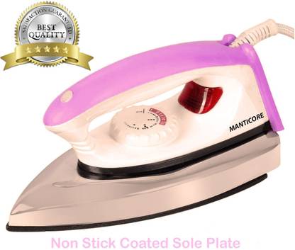 MANTICORE Automatic Fancy iron box Dual Non sticky coating & Overheat ...