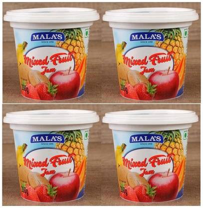 mala's Mixed Fruit Jam (200g X 4) 800 g Price in India - Buy mala's Mixed Fruit Jam (200g X 4 ...