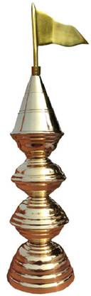Flipkart.com | SHRIJIMATHURA Shri Ji Mathura Temple Kalash Pure Brass 4 ...