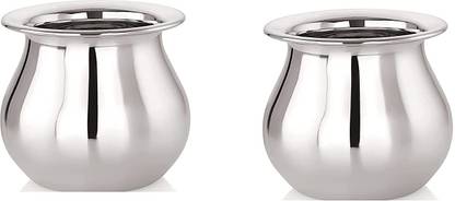 Flipkart.com | Shiv Stainless Steel Satari Chambu/Lota/Kalash Set of 2 ...
