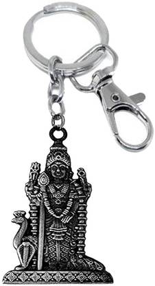 AFH South Indian Lord Murugan Kartikeya Grey Lobster clasp hook Key ...
