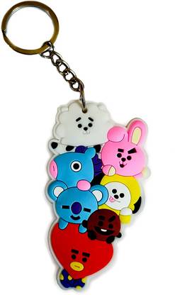 ShopTop 7 Character BT21 BTS Keychain Key Chain Price in India - Buy ...