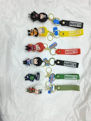 KCS 3D attractive naruto characters keychain set of 6 Key Chain Price ...