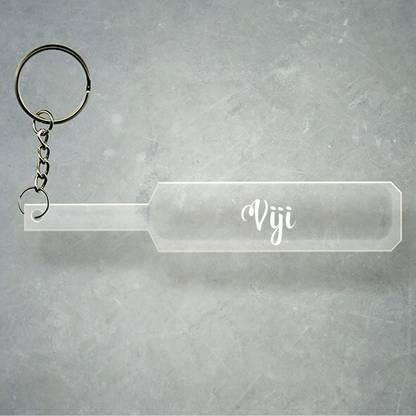 SY Gifts Cricket Bat Logo Design With Viji Name Key Chain Price in ...