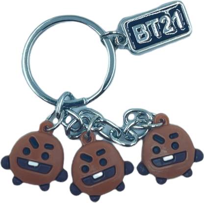 Fullkart BTS BT21 Army - Shooky Keychain (Hard Silicon) for - Girls ...