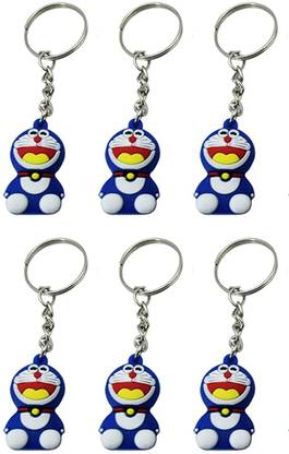 Newview Doraemon Cartoon Character Keychains for Kids Birthday Return ...