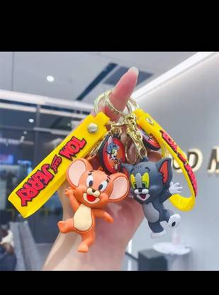 KCS 3D Attractive cute jumping tom & jerry keychain Key Chain Price in ...