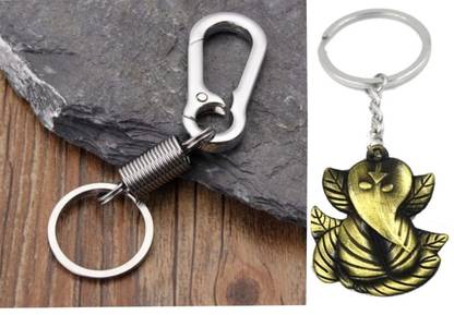 ROYALSHOP Lord ganesha Ganapati Ganesh ji & hook Keychain combo set Key ...