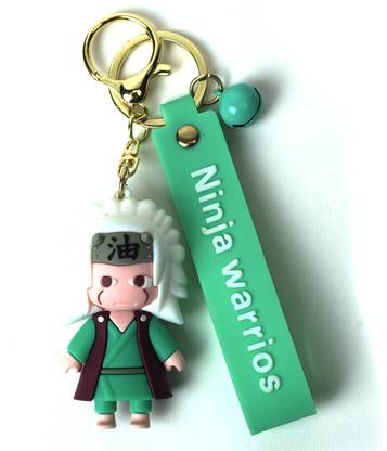 Daiyamondo Naruto Anime Character Jiraiya in Green Dress 3D keychain ...