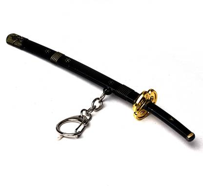 Daiyamondo Roronoa Zoro Sword Keychain With Scabbard Black Sword One ...