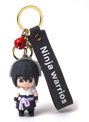 Daiyamondo Sasuke Uchiha Naruto Anime Character 3D keychain Silicon ...