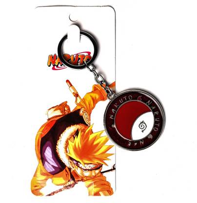 Daiyamondo Naruto Sasuke Uchiha Rotating Keychain Naruto Circle Key Key ...