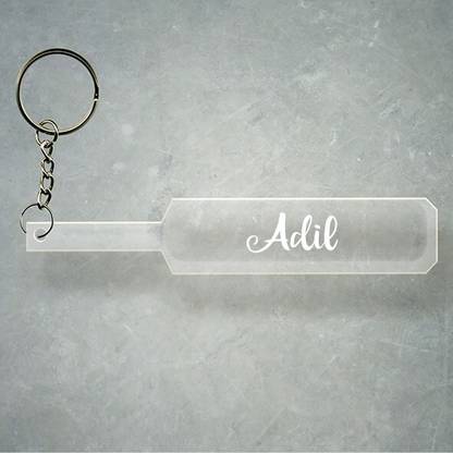 SY Gifts Cricket Bat Logo Design With Adil Name Key Chain Price in ...