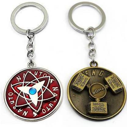 Jainsburys Combo of Naruto spinning Rotating keychain & Thor hammer ...